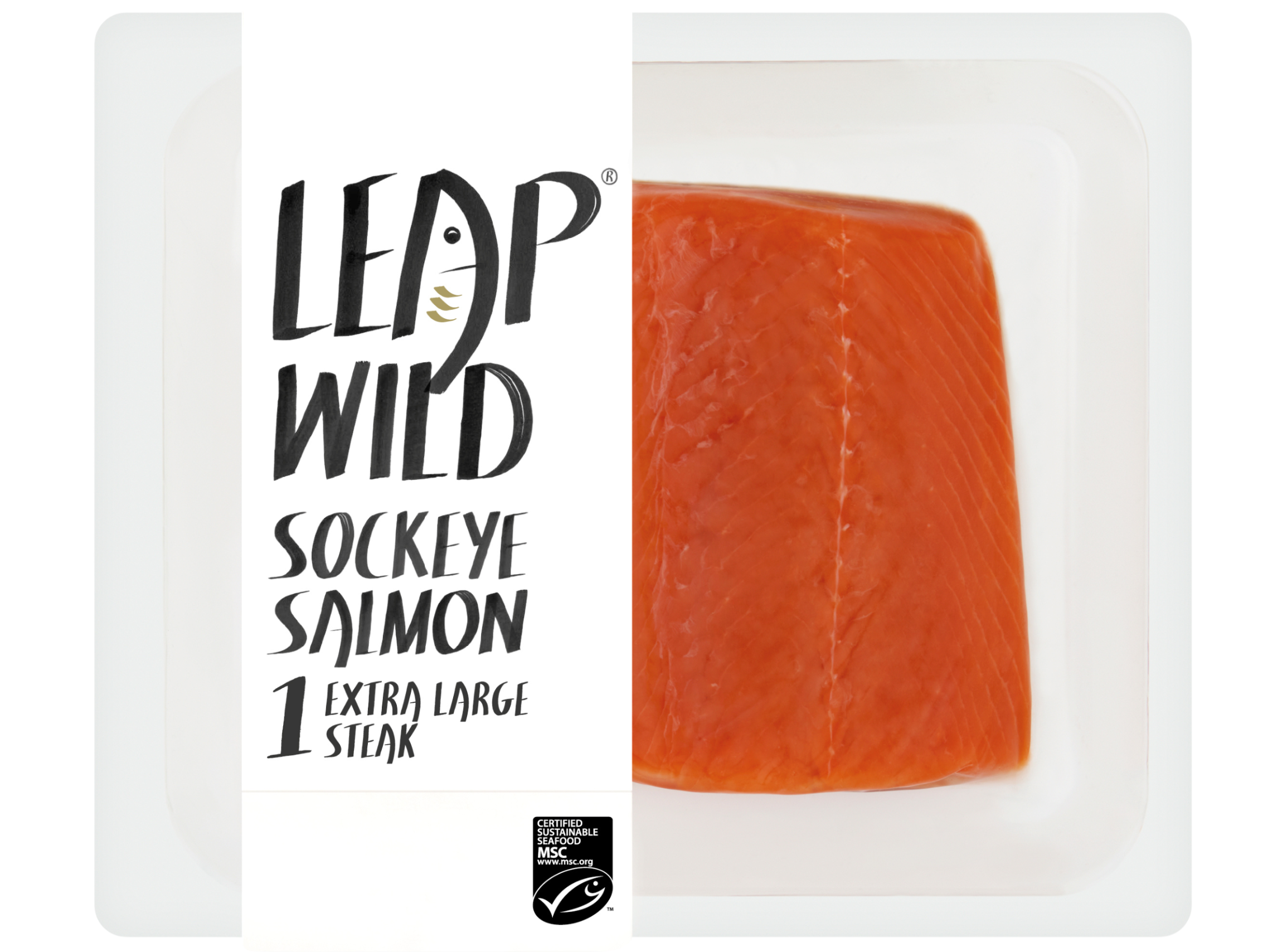 Extra Large Sockeye Salmon Steak – Leap Wild Fish